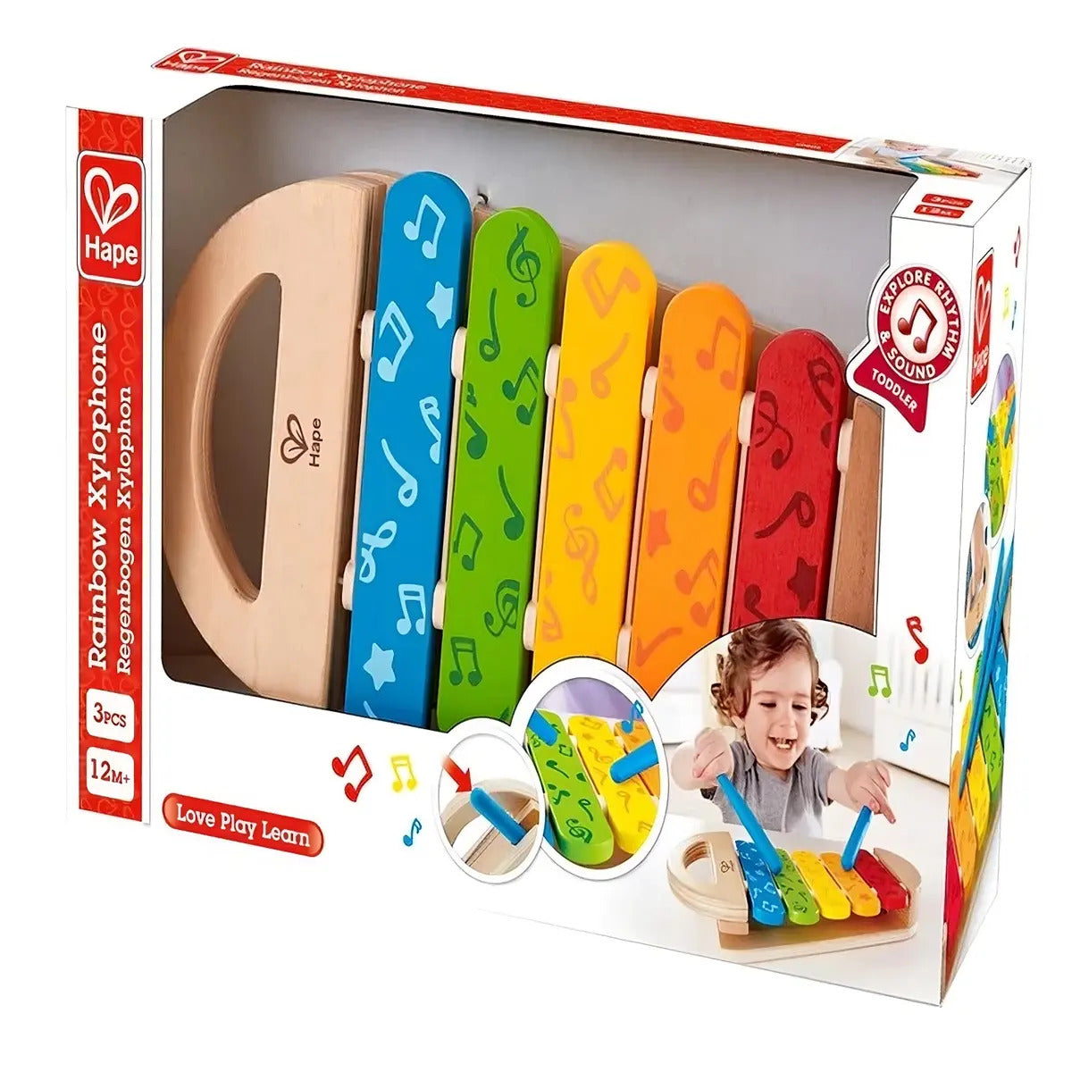 Hape Teclado Marimba para bebés, xilófono Infantil de Madera, con Vari ...