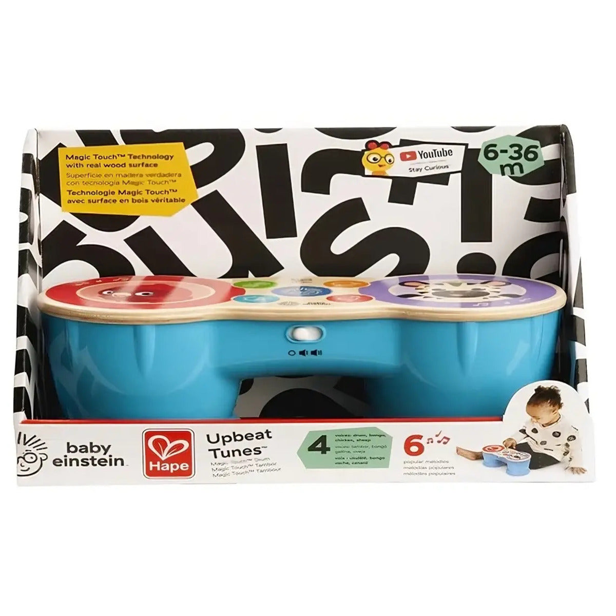 TAMBORES TACTILES DE MADERA – Hape México