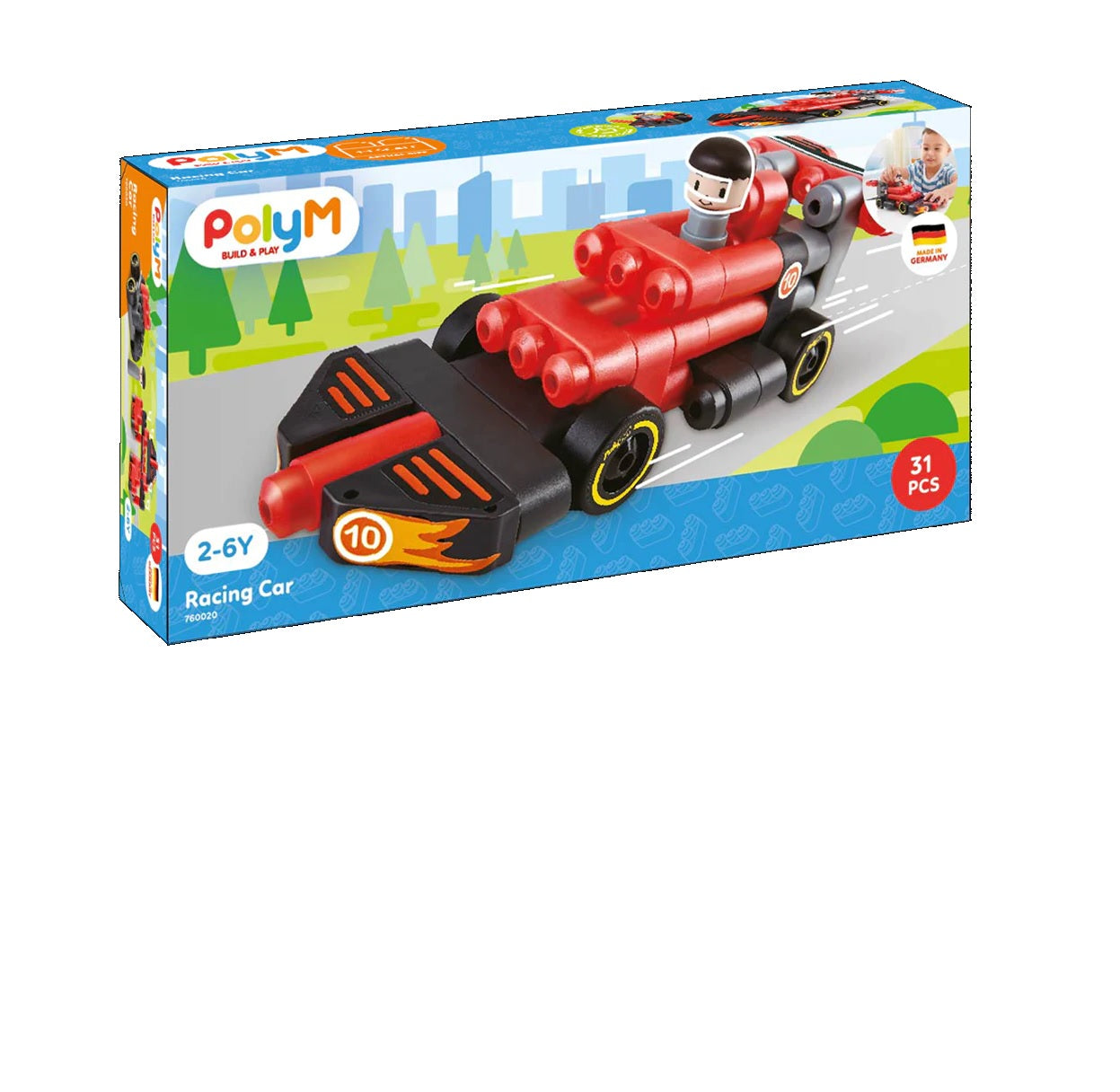 KIT COCHE DE CARRERAS POLYM – Hape México